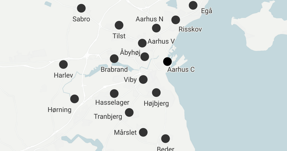 Interaktivt kort: Disse kandidater bor i dit postnummer - Din Avis