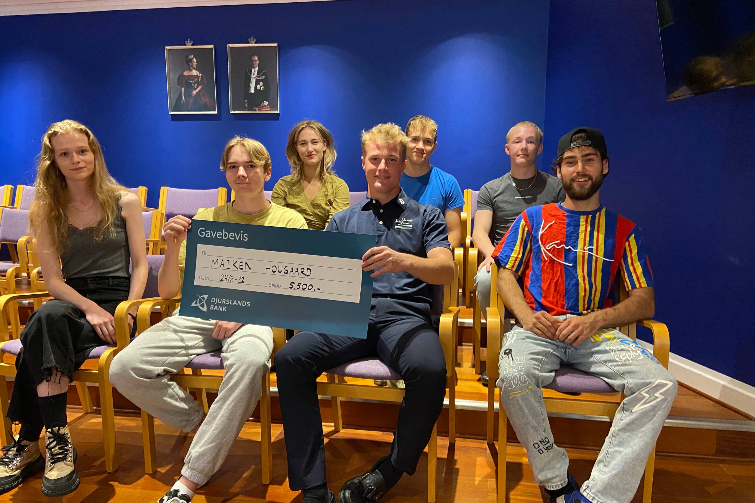 Honnør til Carla, Christian, Frederic, Maiken, Lucas, Malthe, Rasmus og ...