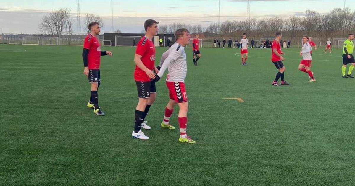 Slem ankelskade til Hornslets Frederik Winther - Din Avis