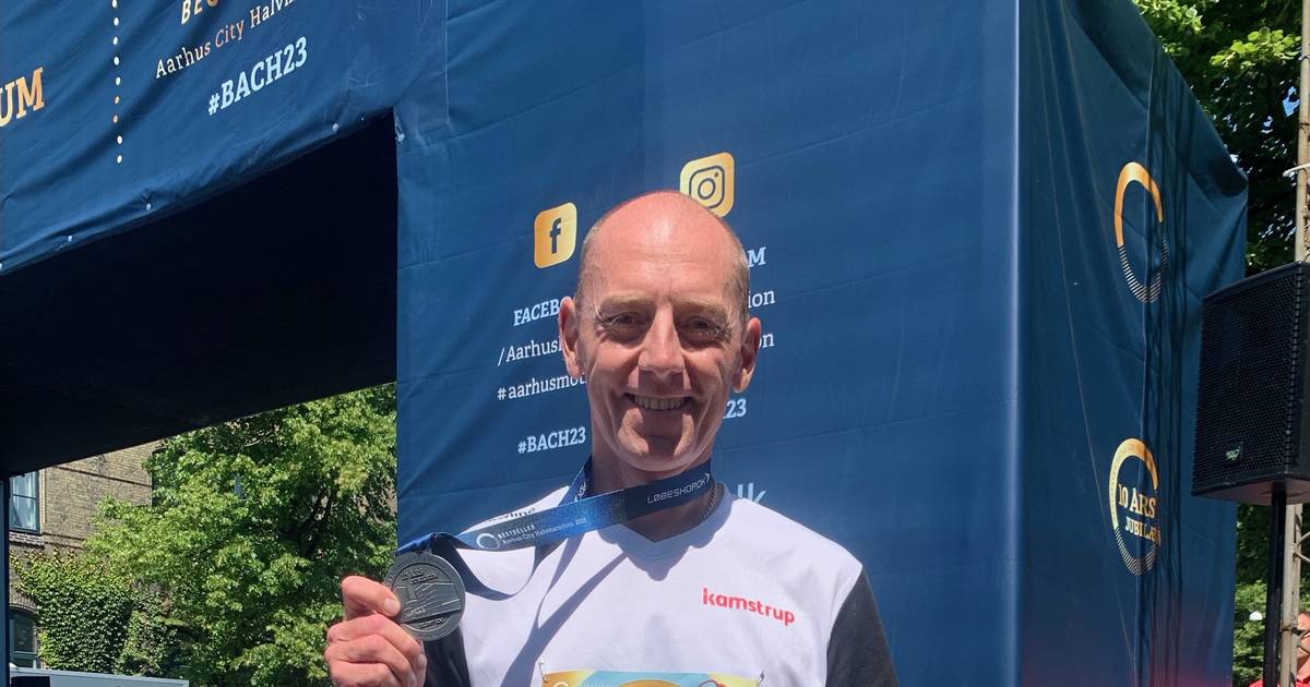 Morten fra Hjortshøj løber for at leve - Din Avis