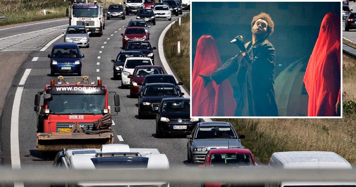 The Weeknd og vejarbejde giver kø på E45 - Din Avis
