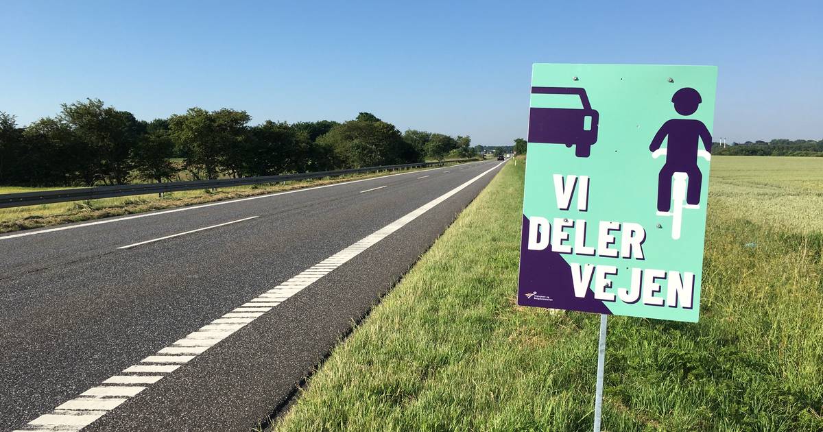 Ikke engang et skilt med »Vi deler vejen« er der råd til - Din Avis