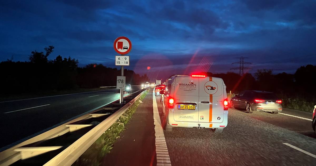 Uheld på E45: Langsom trafik og lange køer - Din Avis
