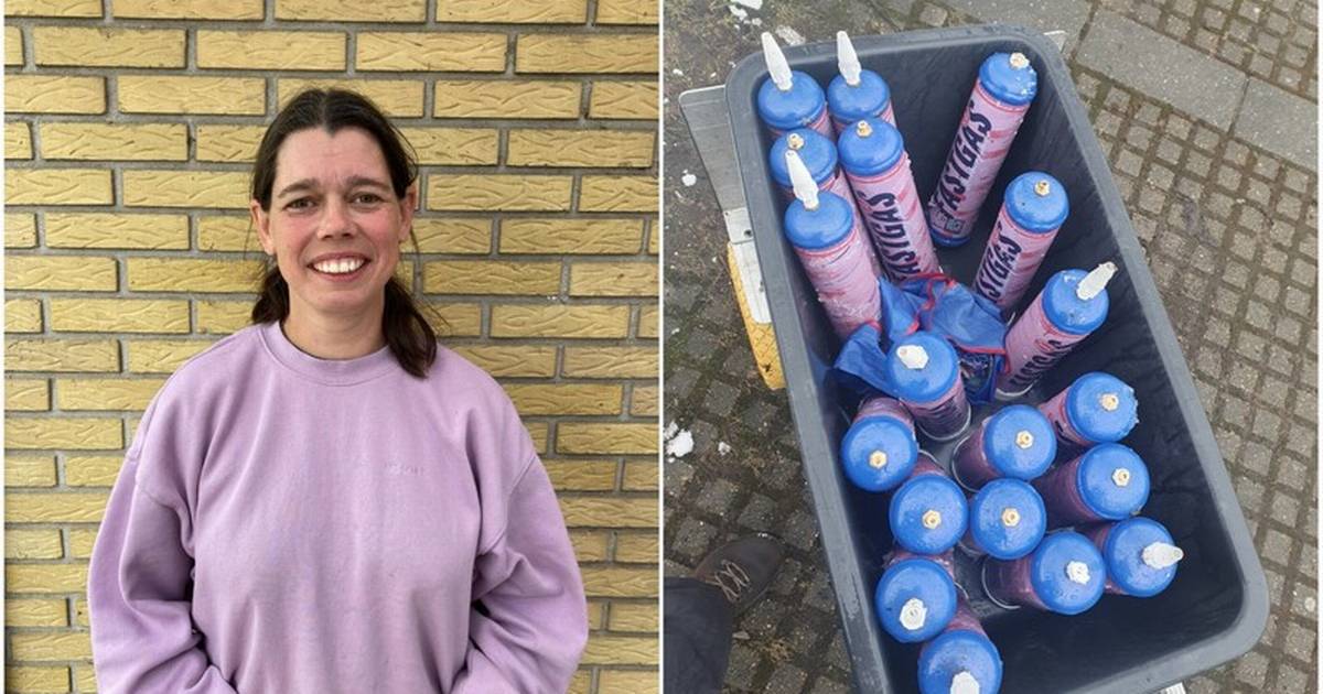 Fund af lattergasflasker vækker bekymring i Aarhus-forstad - Din Avis