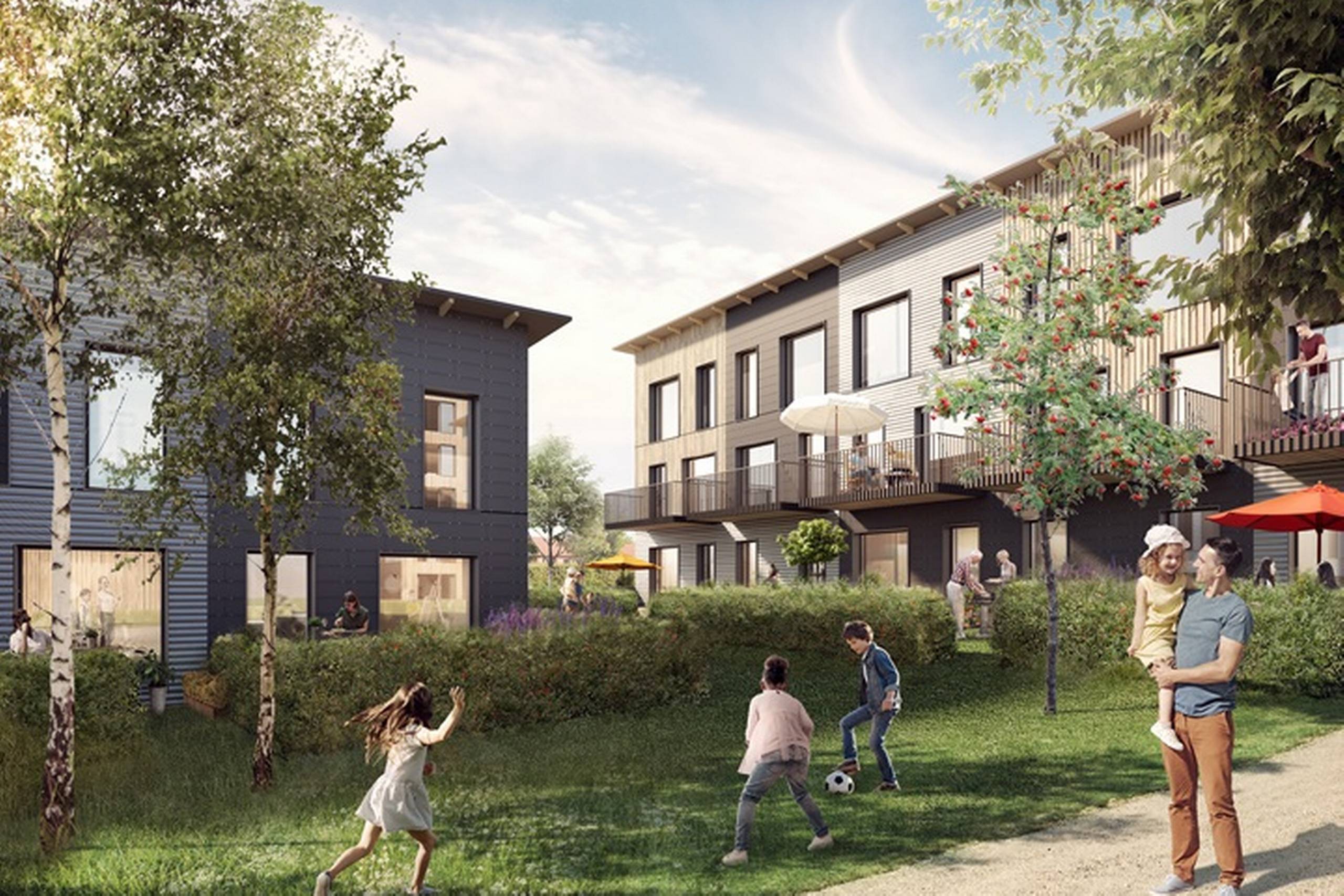 »Exceptionelt byggeri« i Aarhus-forstad er blevet genoplivet efter to ...