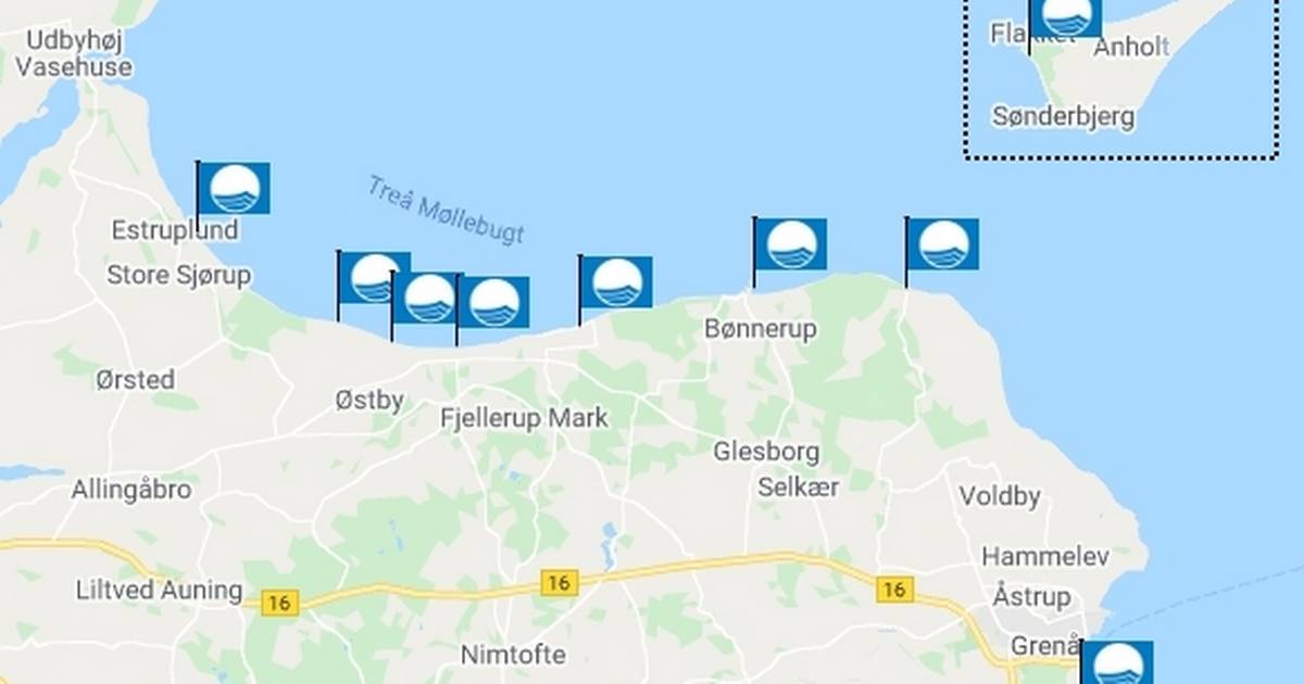 Norddjurs stryger til tops med Blå Flag - Din Avis