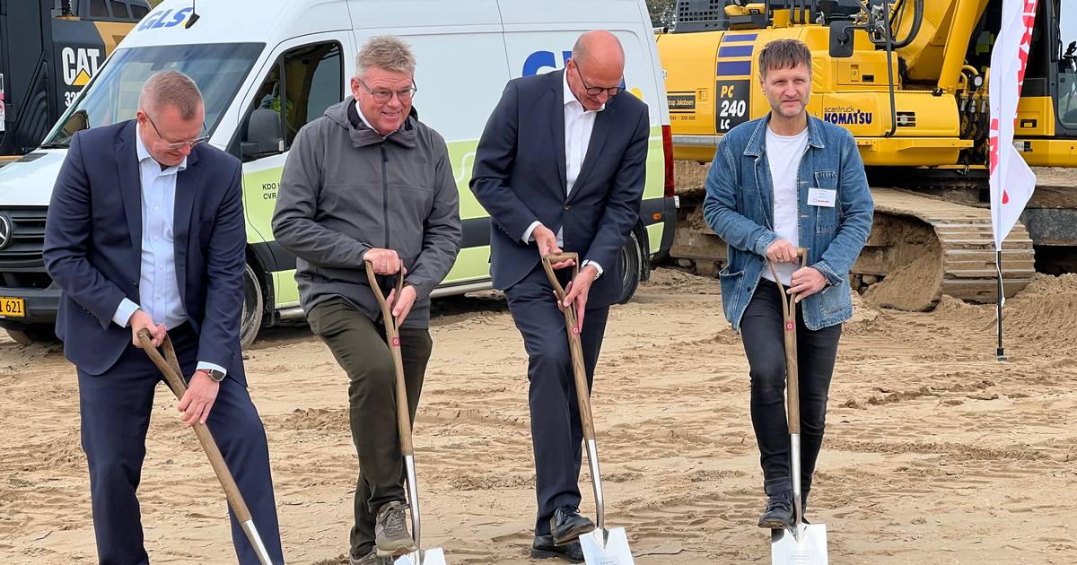 Nu er første spadestik taget: GLS vil skabe op mod 300 arbejdspladser i Randers - Din Avis