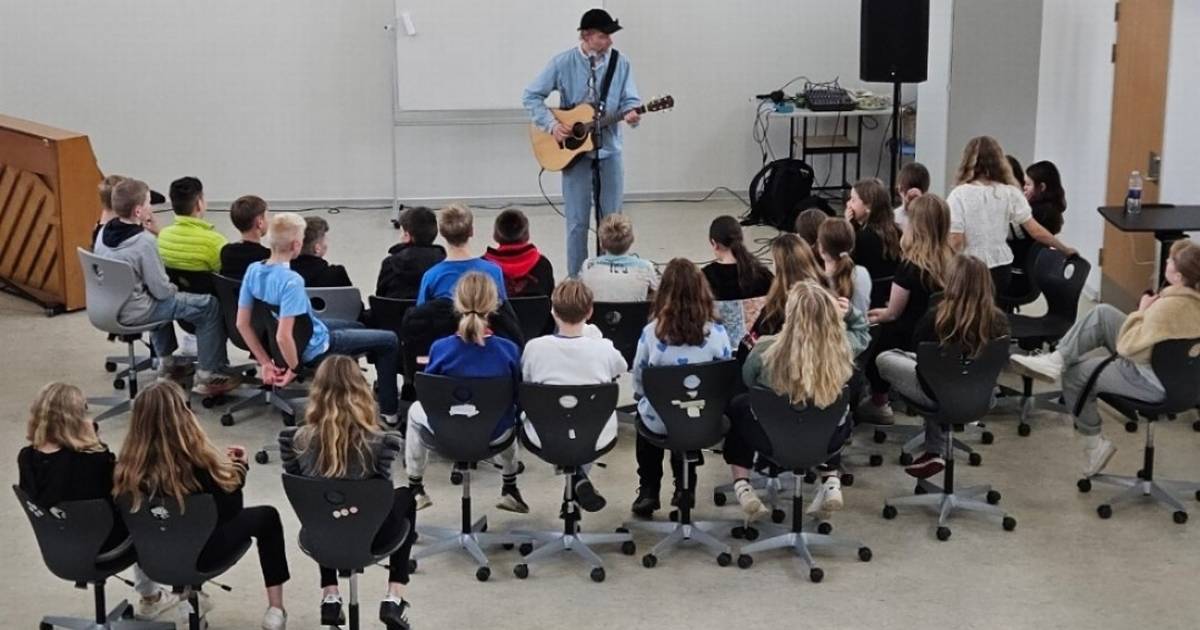 Dansk sanger inspirerede elever i 6. klasse - Din Avis