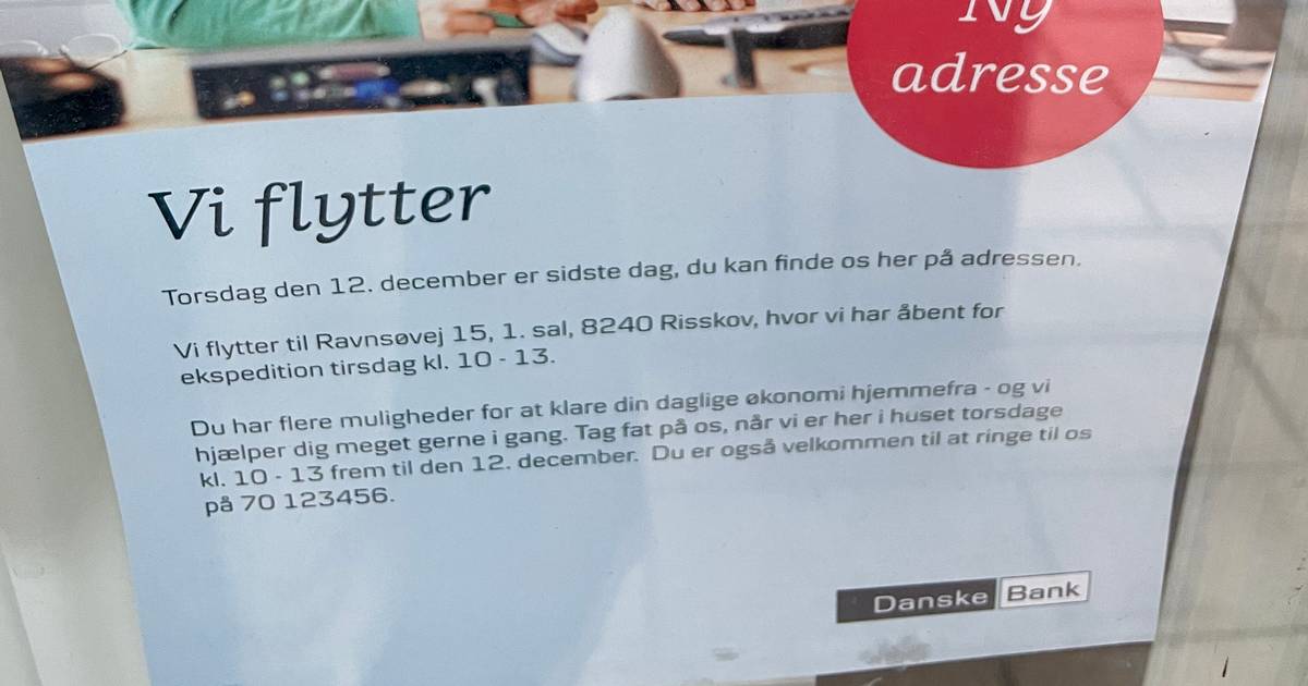 To år efter renovering for millioner: Nu lukker bank i Ebeltoft - Din Avis