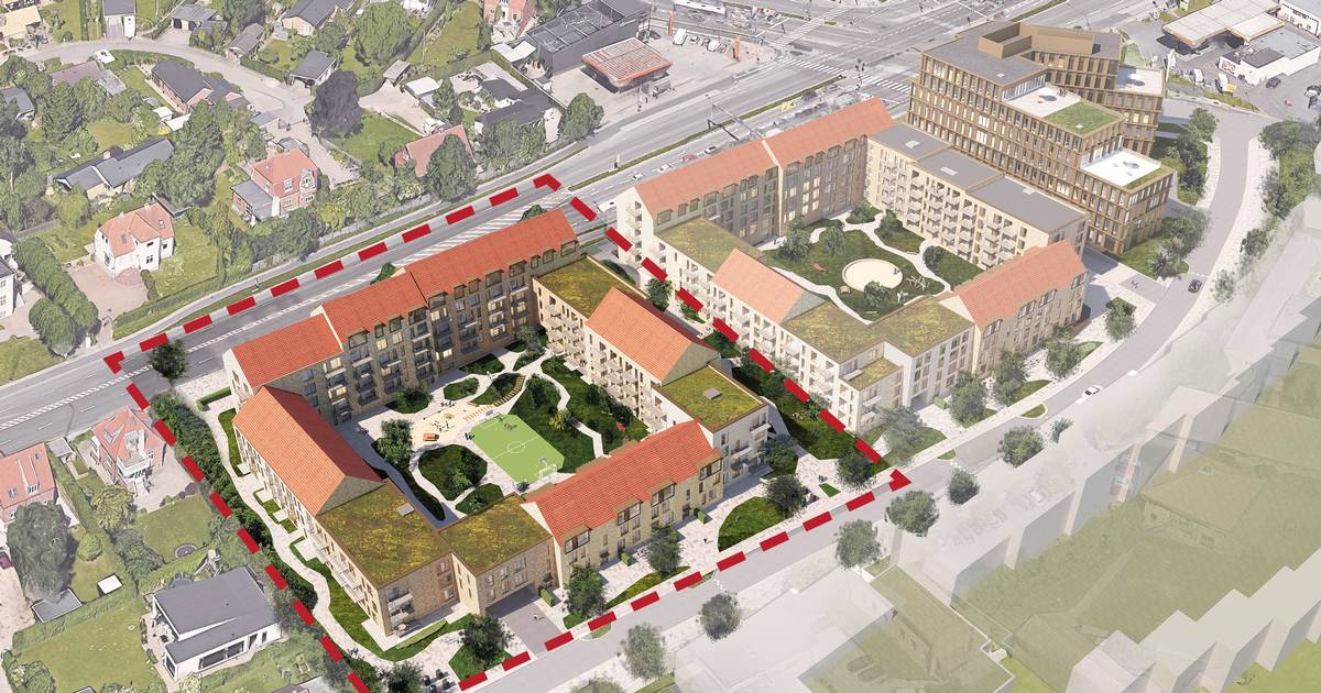 Skal opføre 132 nye boliger ved »markant trafikalt knudepunkt«: P-kælder og en karré mere er ...