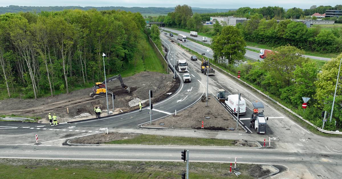 Forsinket: Motorvejsafkørsel spærret to dage mere - Din Avis