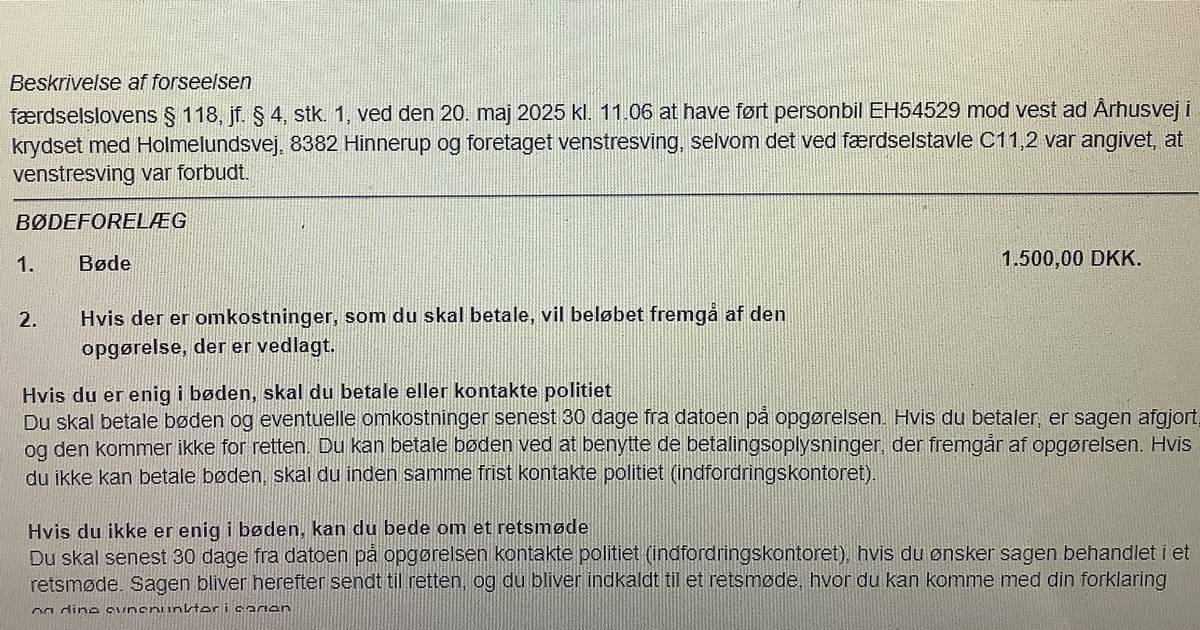 90 bøder samme sted på en uge – nu protesterer bilist: »Når så mange er ...