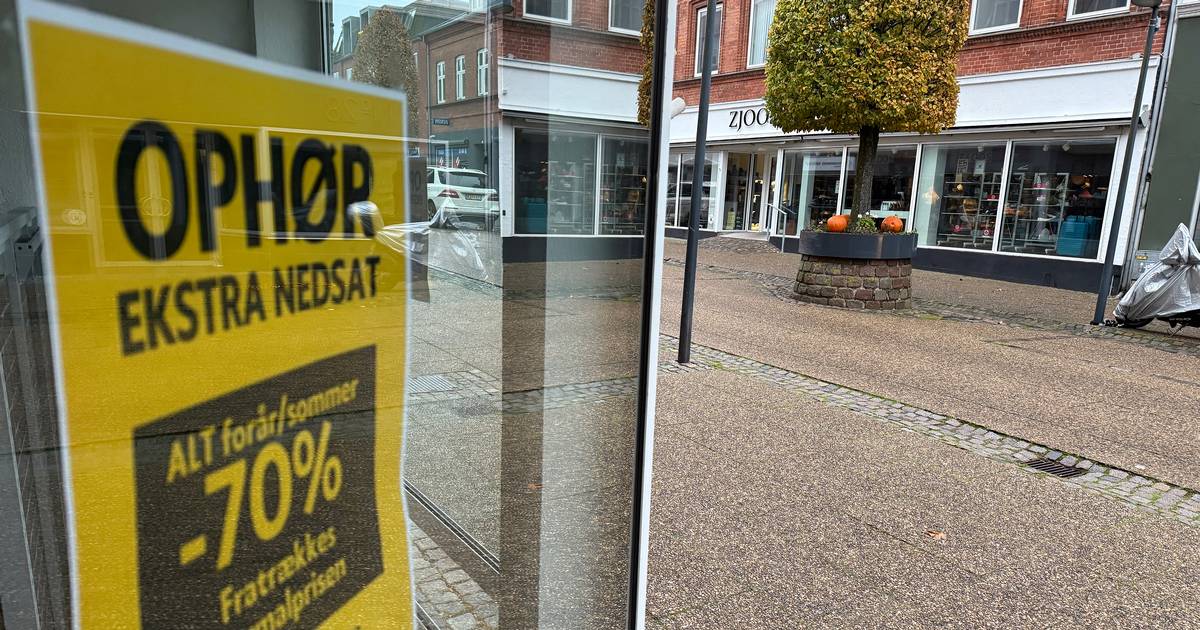 Butikker lukker på stribe: Er byen i krise? - Din Avis