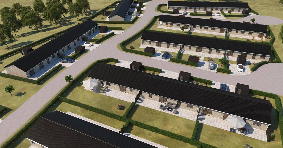 Nye to-værelses rækkehuse i Hinnerup er klar om et år - Din Avis