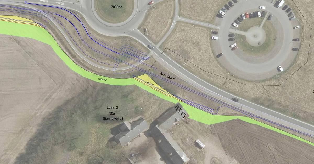 Cyklister skal sikres ved den nye motorvejsafkørsel - Din Avis