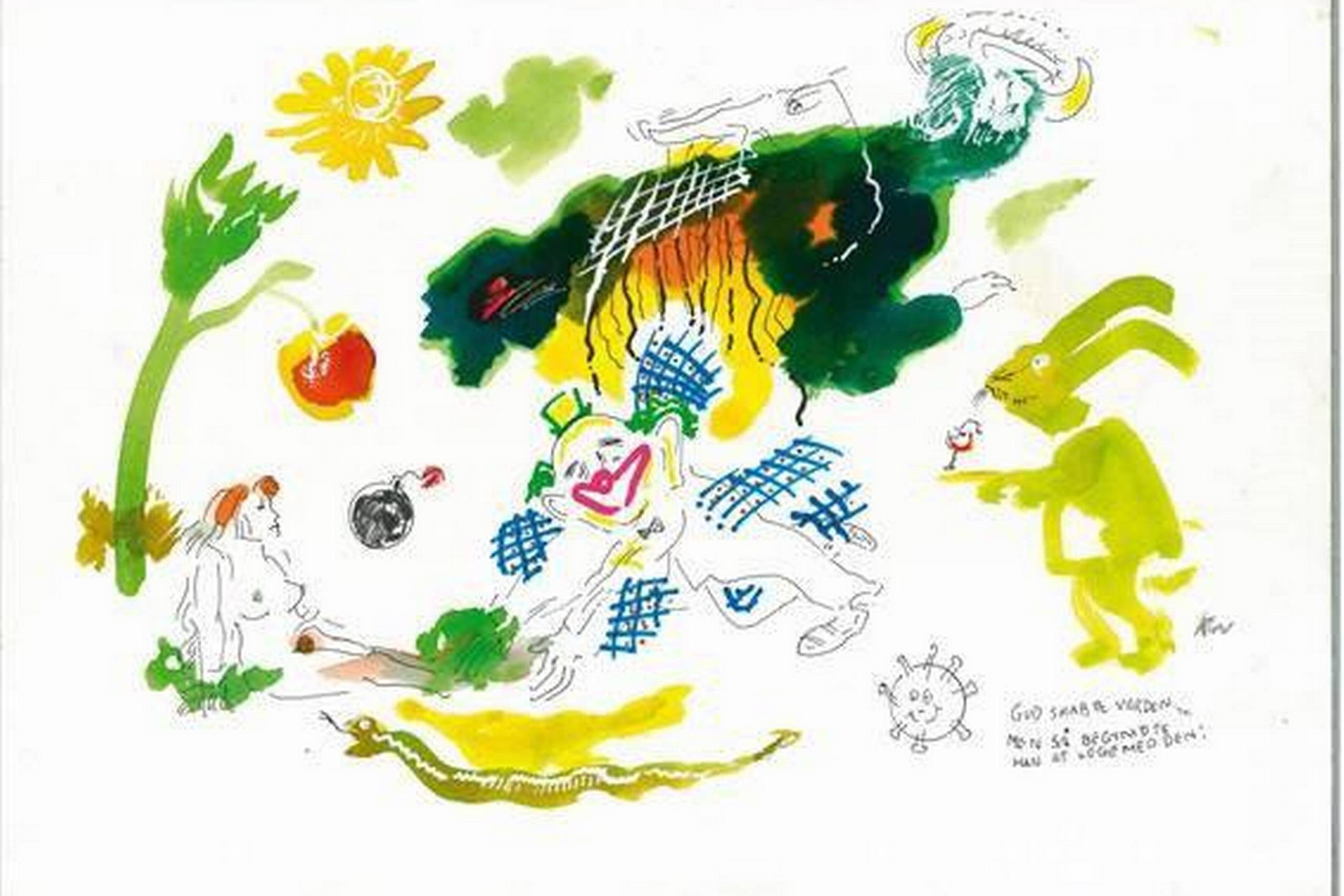 85 års fødselsdagsudstilling for Kurt Westergaard i Hørning - Din Avis