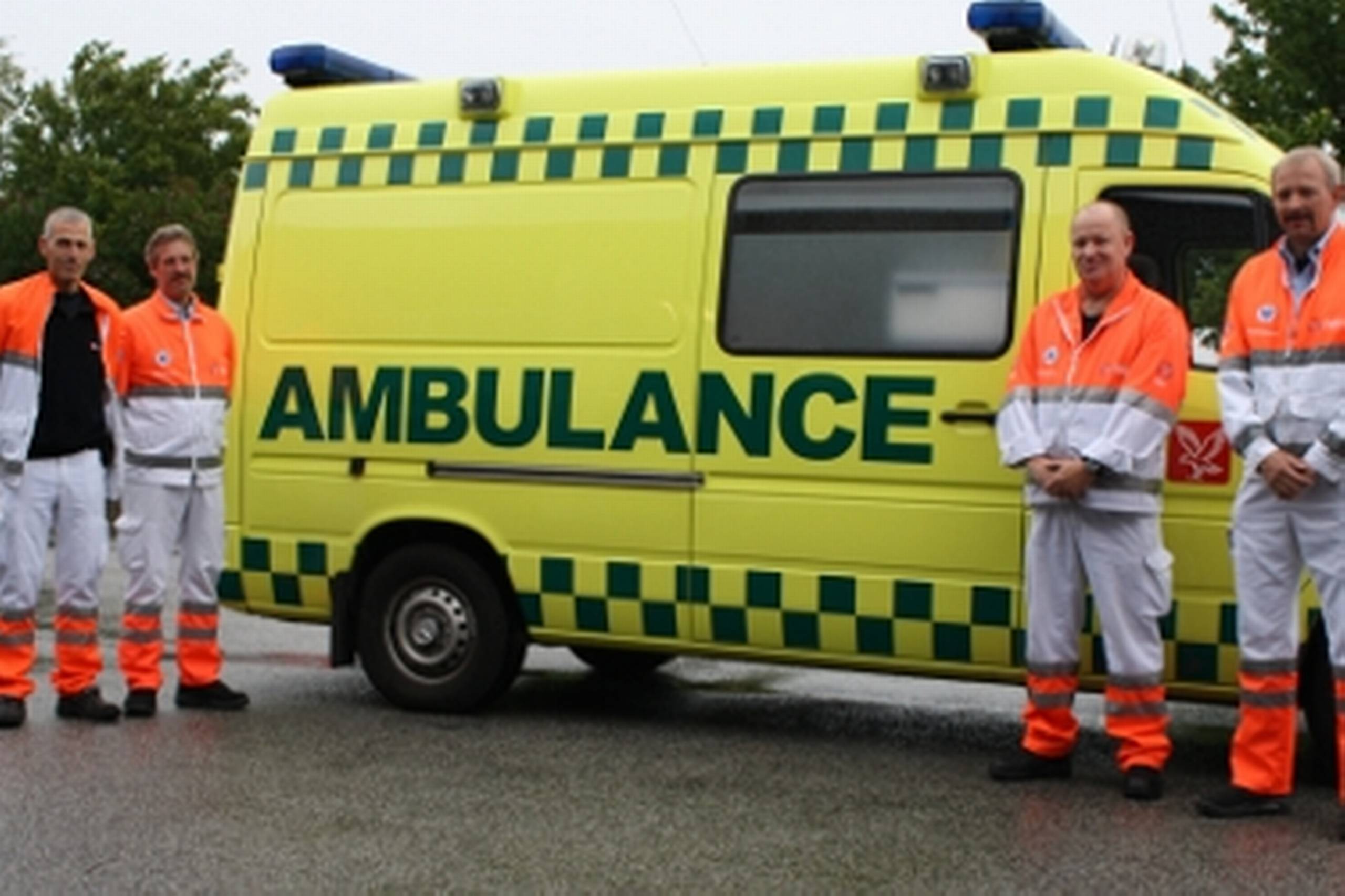 Ørsted kom først med nyt design til ambulancen - Din Avis