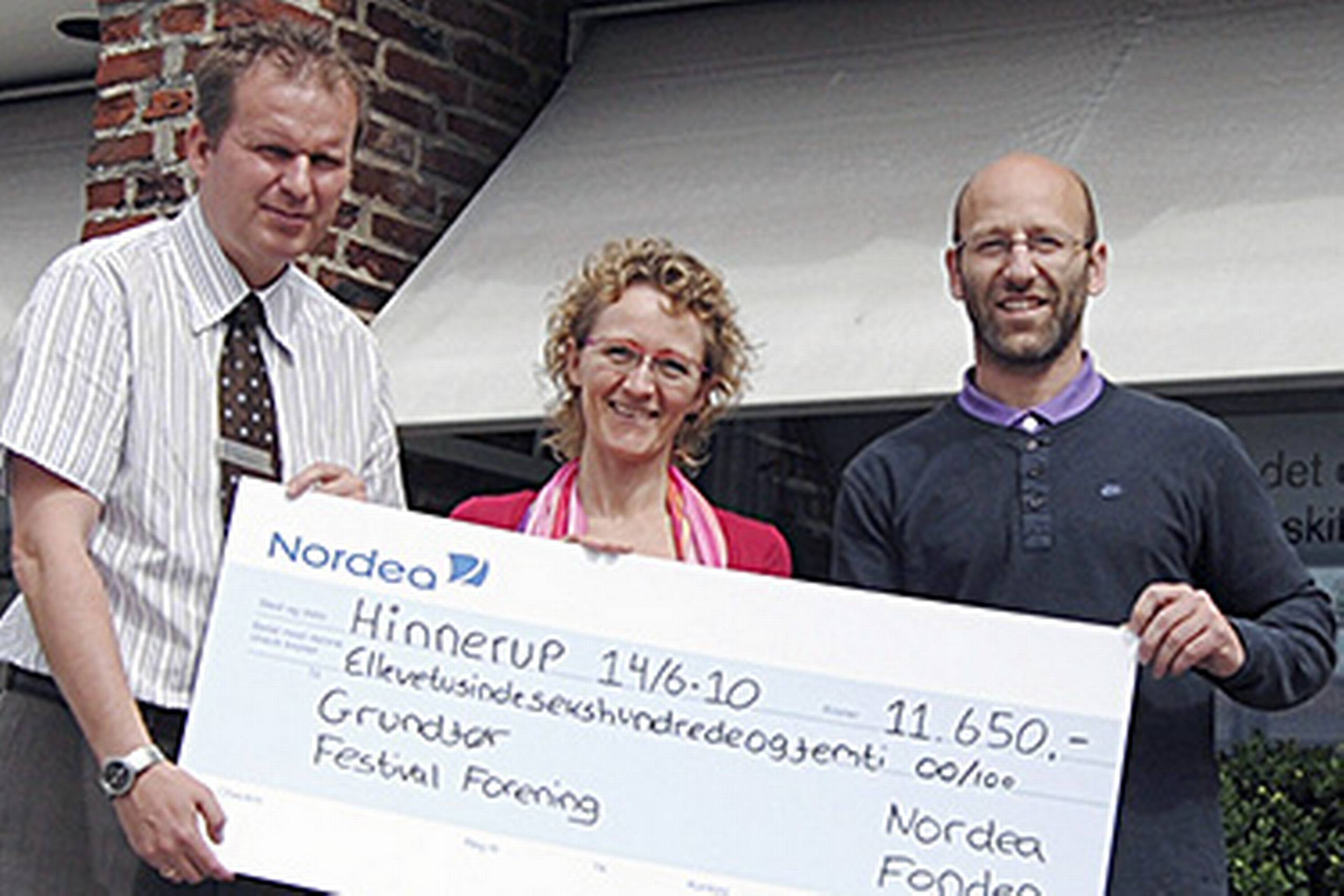 Nordea sikrer tørvejr til Grundfør Festival - Din Avis