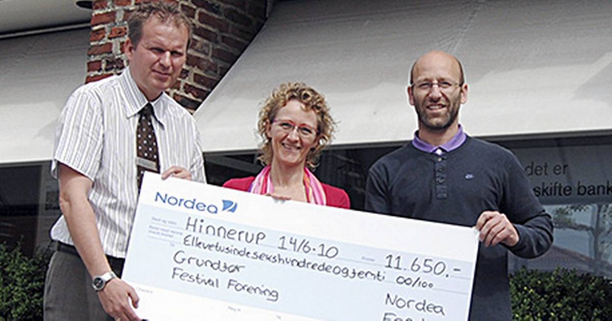 Nordea sikrer tørvejr til Grundfør Festival - Din Avis