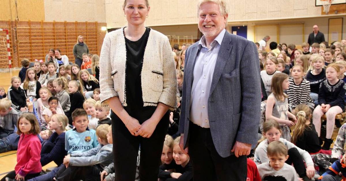 Merete Riisager skypede et smut forbi Realskolen - Din Avis