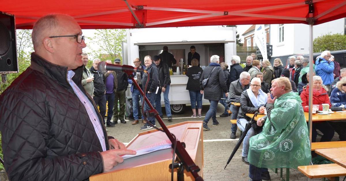 1. Maj-møde: Kim Simonsen var efter de gule fagforeninger - Din Avis