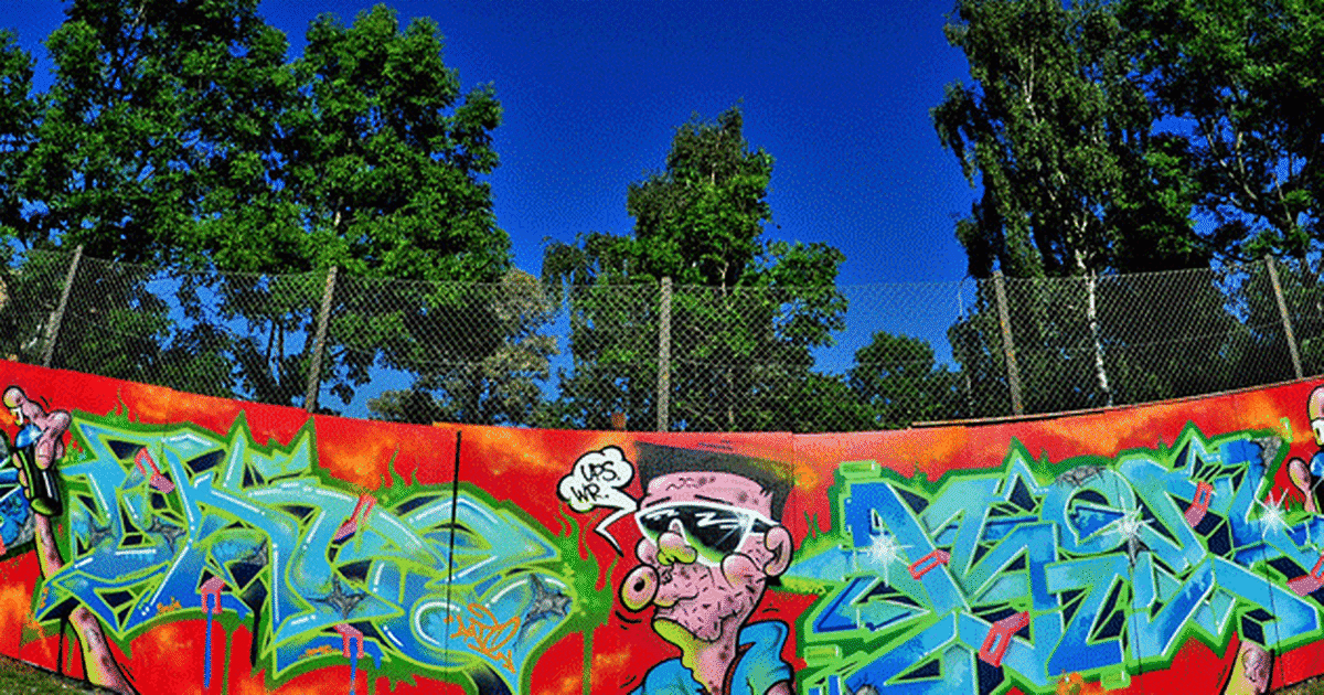 Kølig Kaj som graffitimaler - Din Avis
