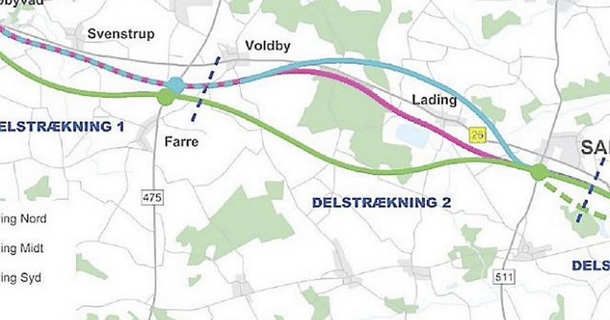 Motorvejen nord om Lading - Din Avis
