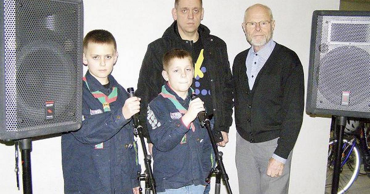 Spejderne fik musikanlæg - Din Avis