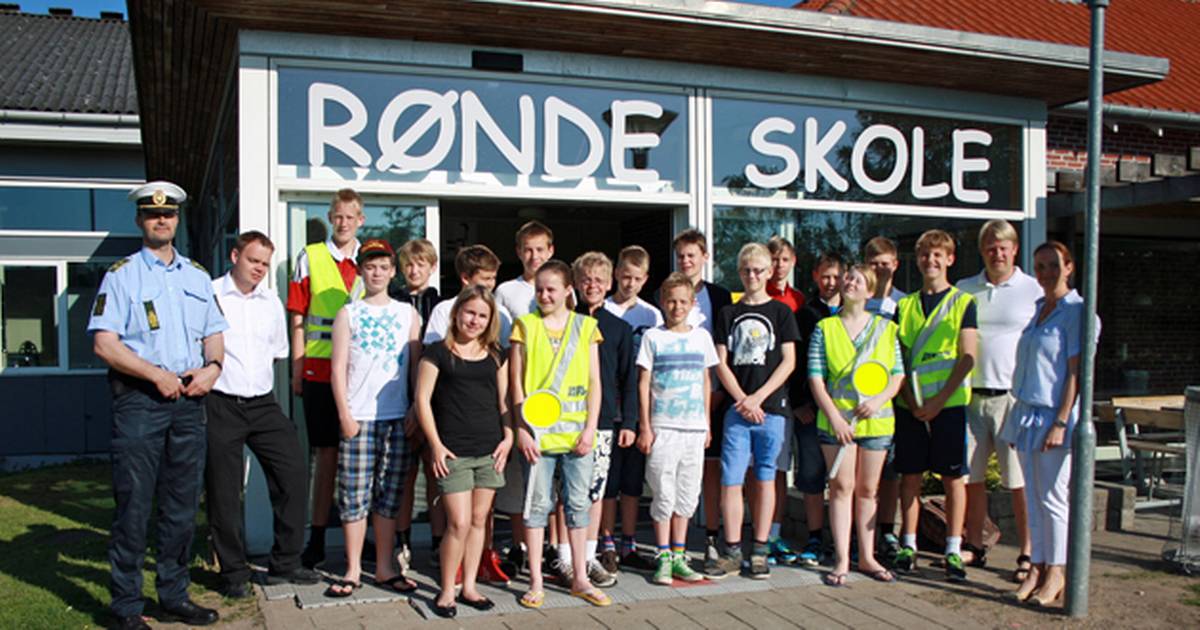 Skulderklap til Røndes skolepatrulje - Din Avis