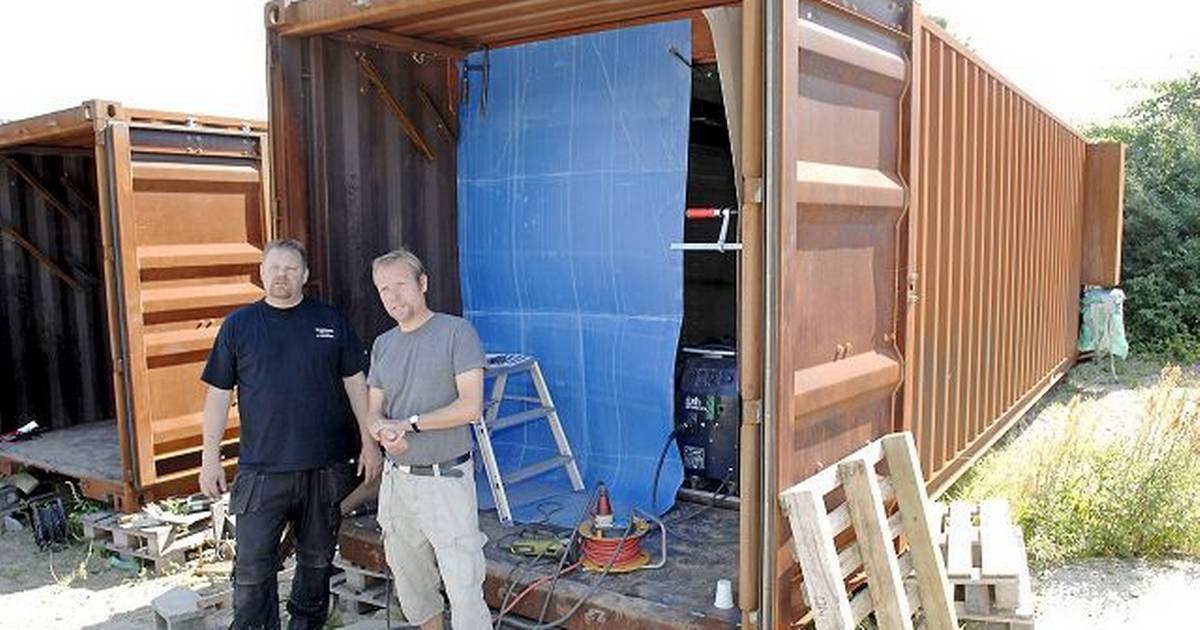 Containere til dronningebesøg - Din Avis