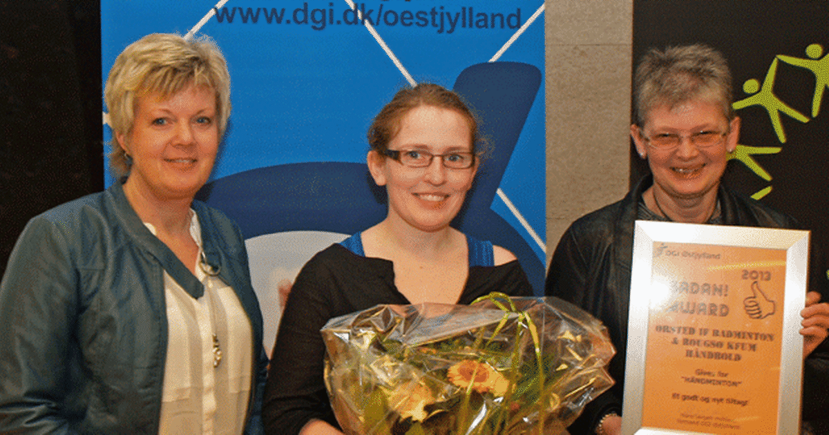 SÅDAN! -AWARD til håndminton i Ørsted - Din Avis