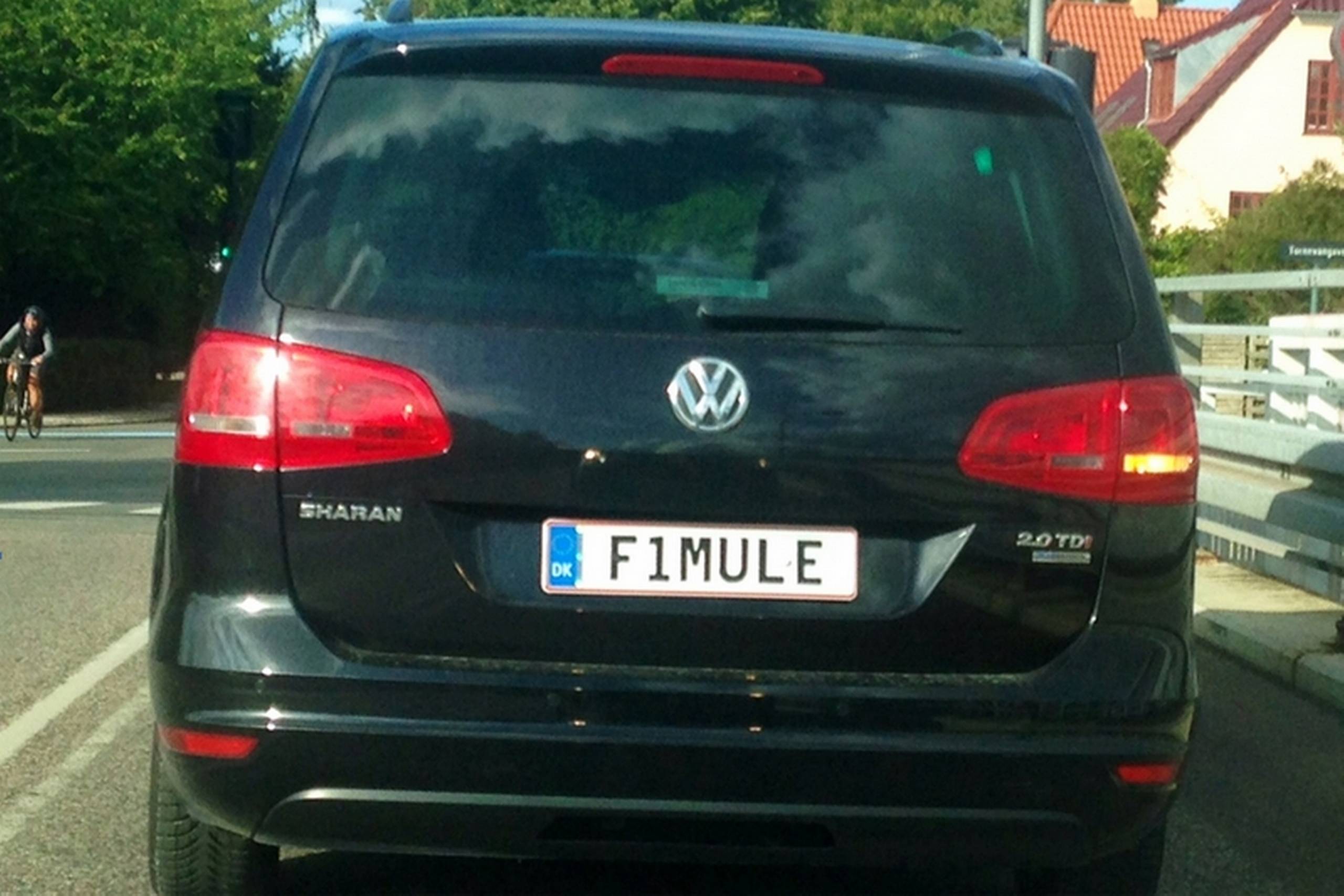 Vis os Danmarks sjoveste nummerplade - Din Avis