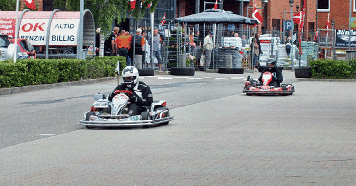 24 timers gokart i centrum af Auning - Din Avis