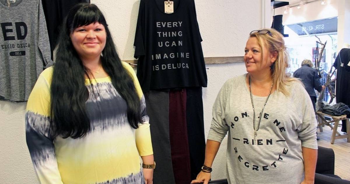 Store damer køber smart tøj i Lillegade - Din Avis
