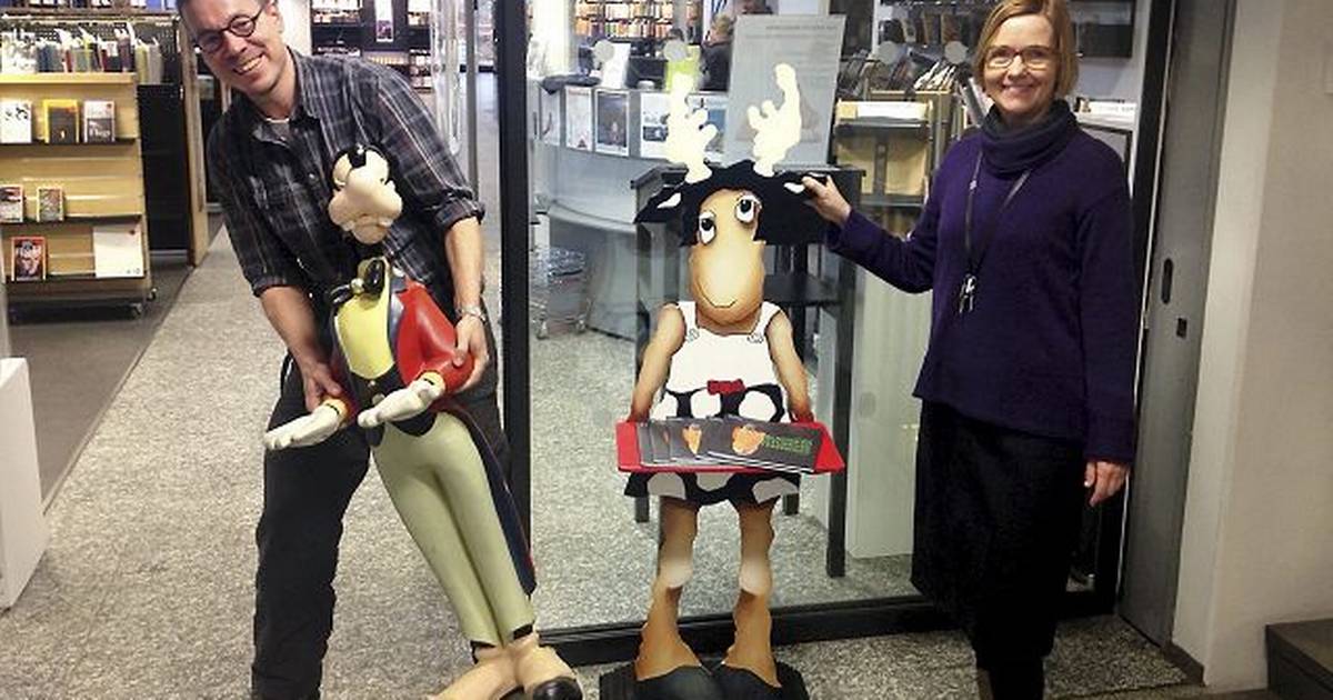 Elgen Elgvira vil passe på bibliotektet - Din Avis