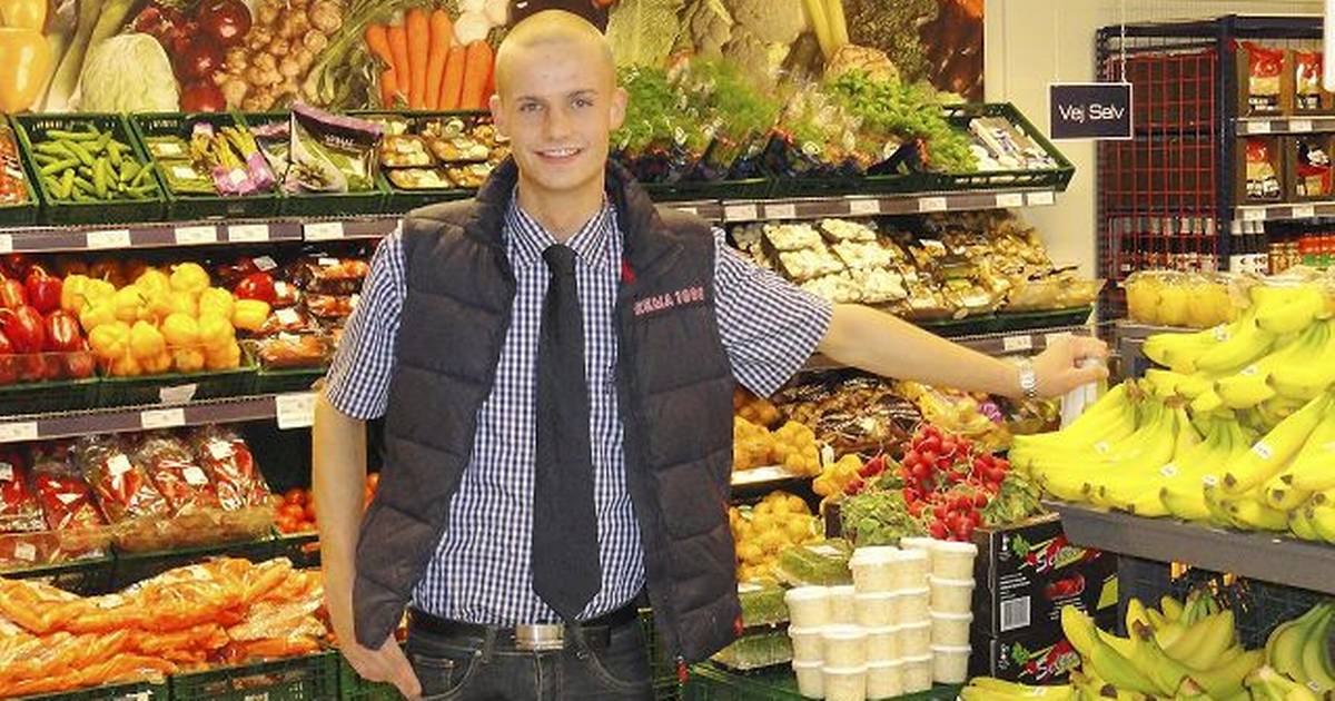 Ny ung mand ved roret i Rema 1000 i Sabro