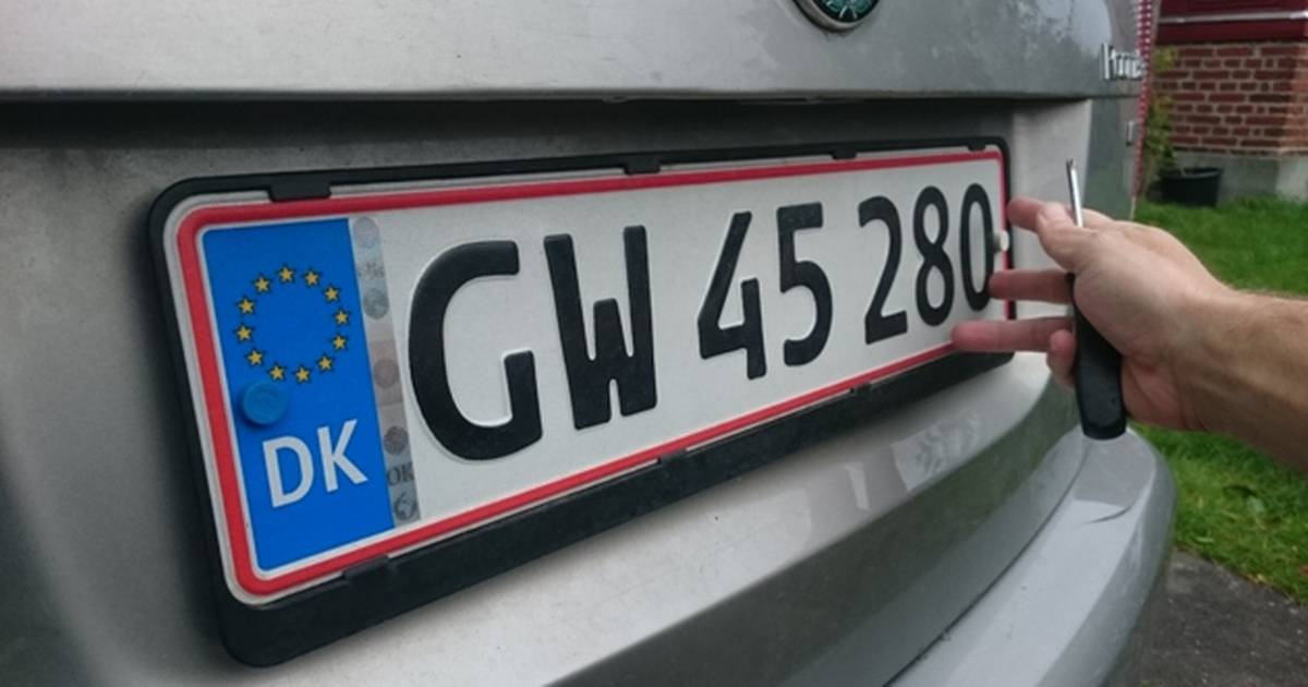 Bilister kører forgæves efter tyverisikring af nummerplader - Din Avis
