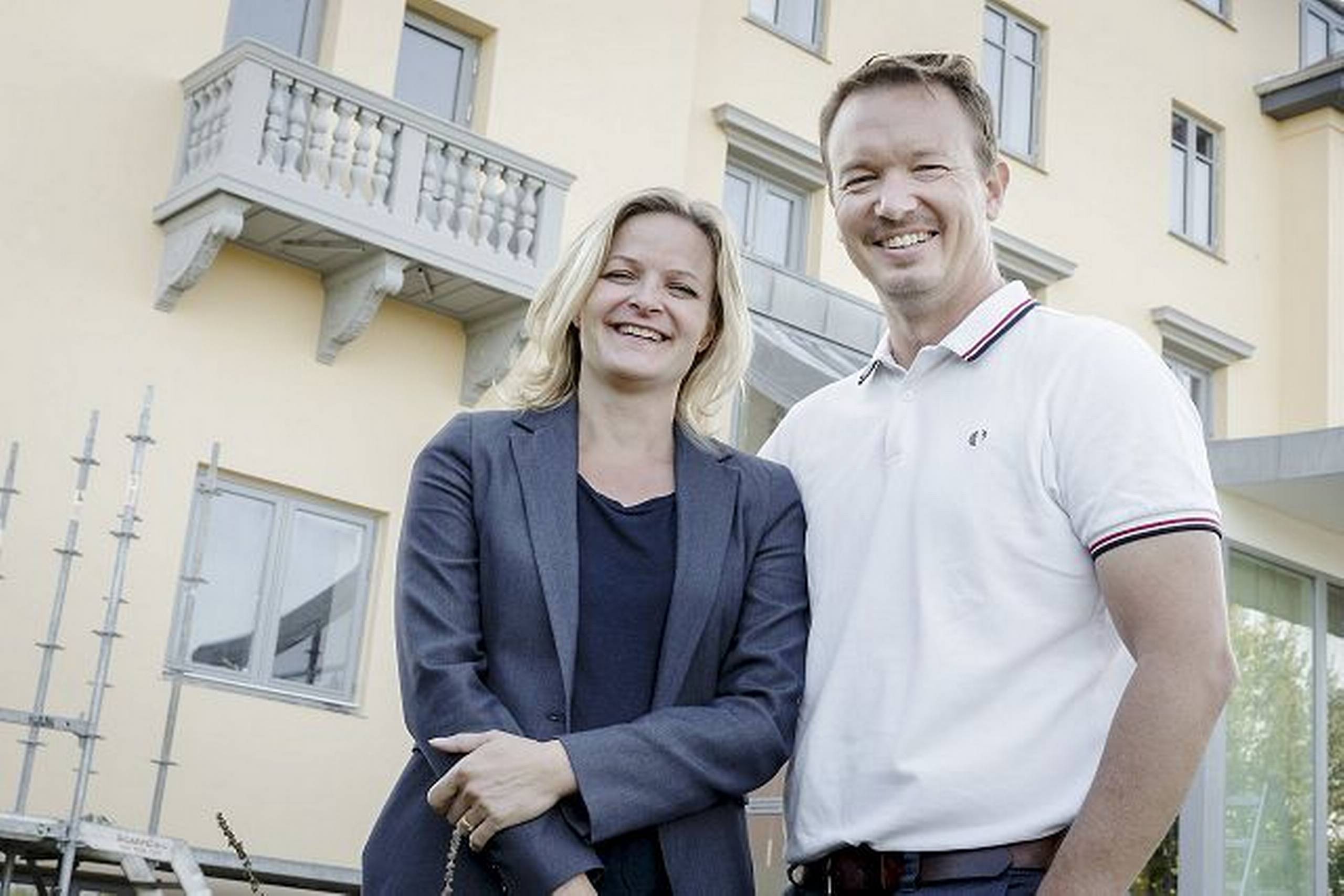 Anne og Kasper tager chancen og åbner klassisk badehotel - Din Avis