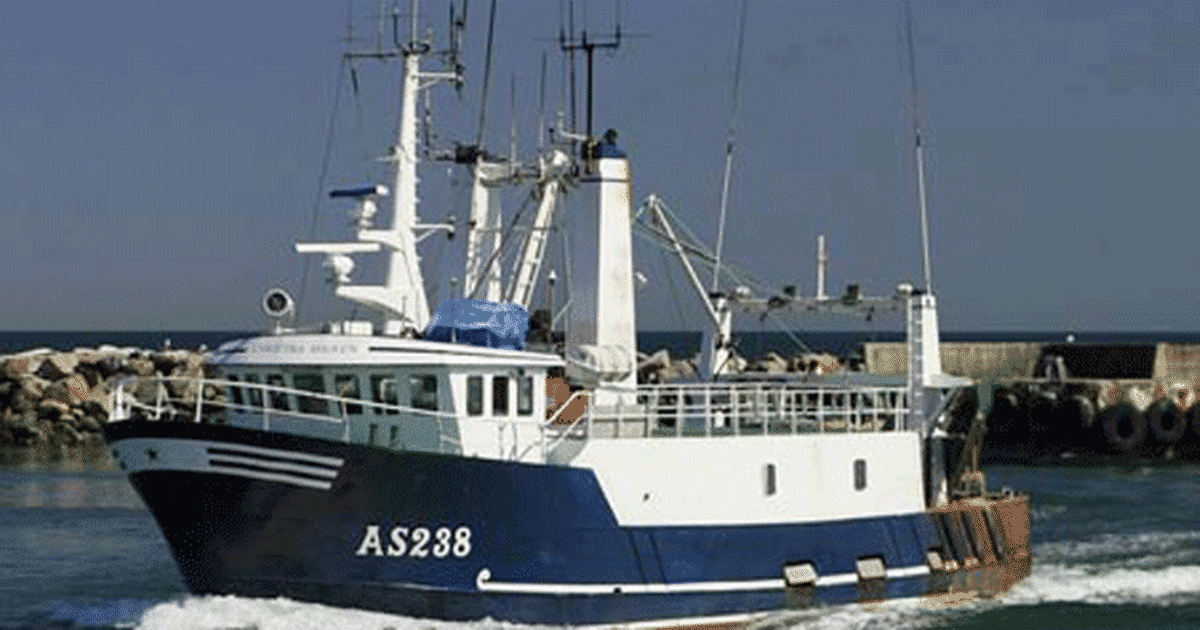 Deres fiskekutter sank på 200 meter vand nord for Skagen - Din Avis