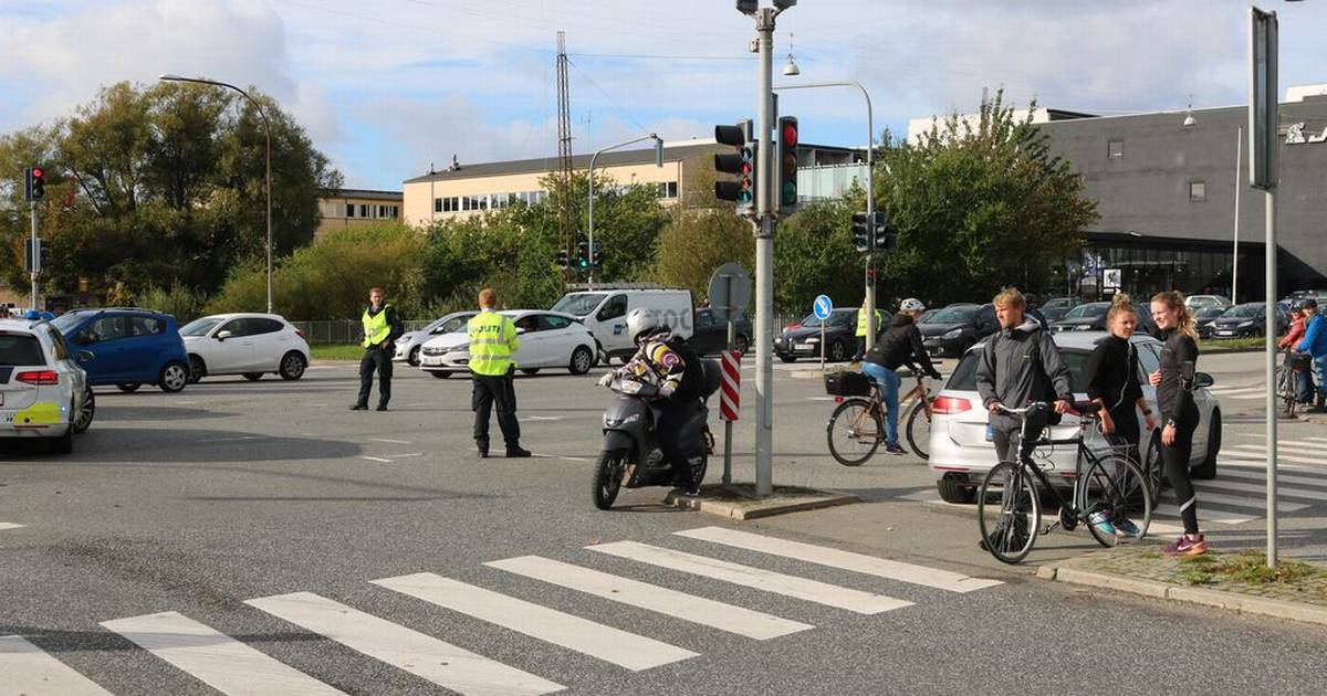 Trafikkaos ved Søren Frichs Vej og Ringgaden - Din Avis