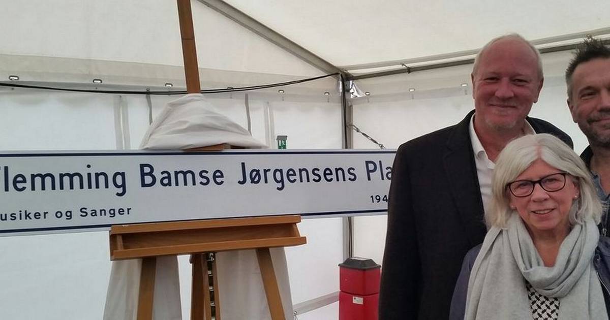Flemming Bamse Jørgensens Plads er indviet - Din Avis