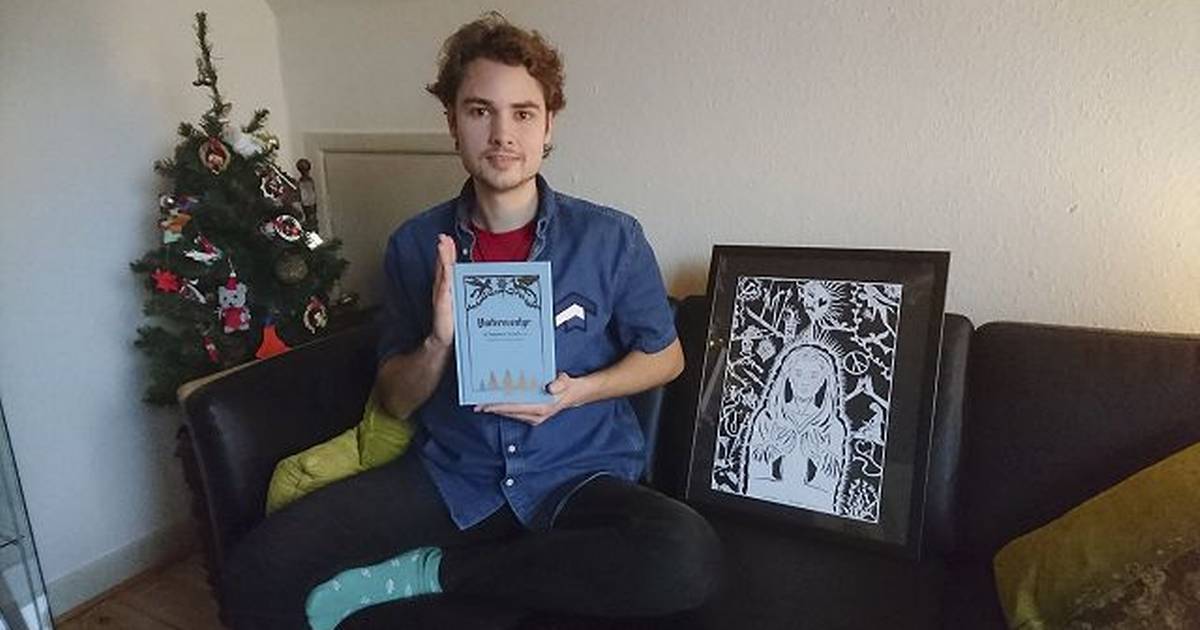 Casper illustrerer eventyr med papirklip - Din Avis