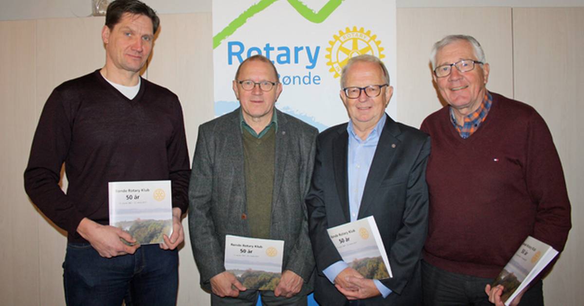 Rønde Rotary Klub udgiver 50 års jubilæumsskrift - Din Avis