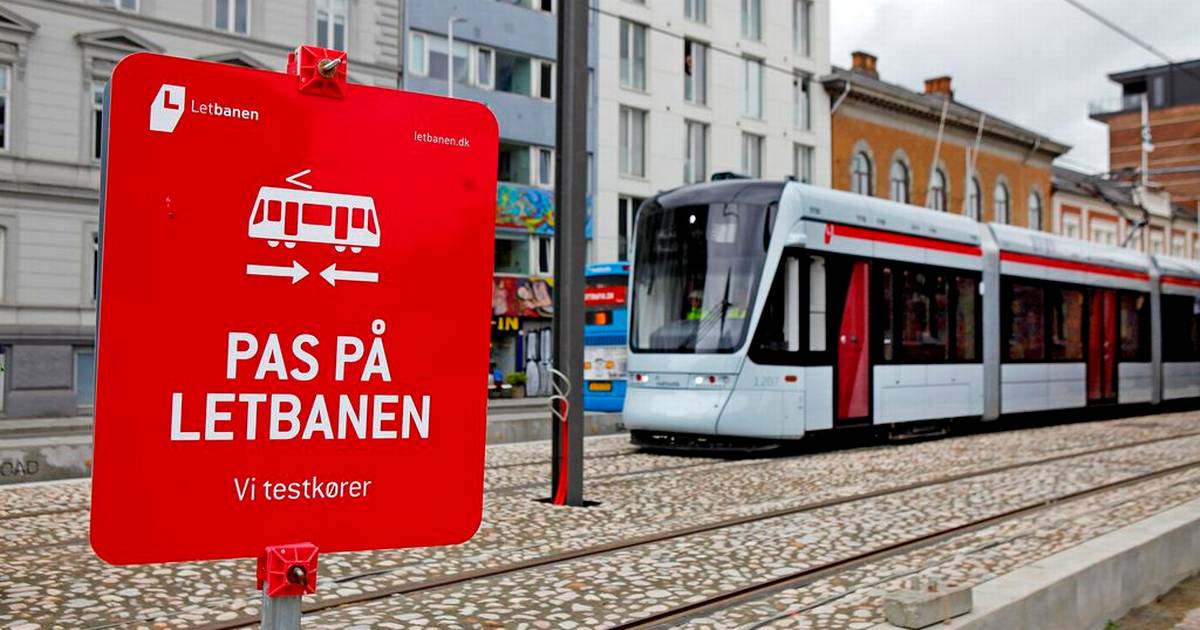 Nu testkøres letbanen på havnen - Din Avis