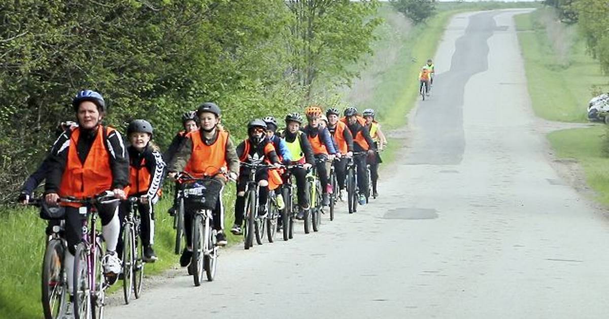 Friskoler trampede pedaler tværs gennem kommunen - Din Avis